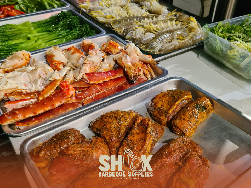 Inhouse Marinated Meats & Seafood Collection | Shiok BBQ