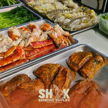 BBQ Package | Marinated Meat & Seafood | Shiok BBQ Catering Singapore
