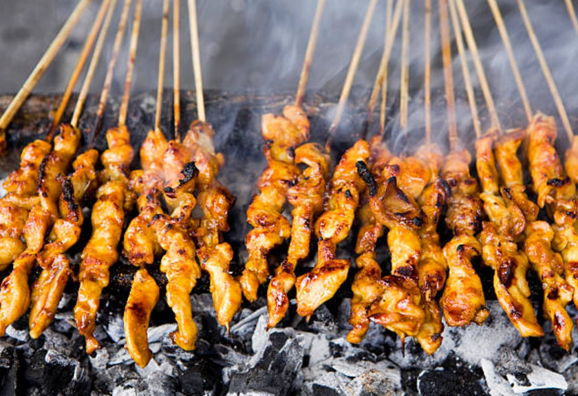 Chicken Satay | Authentic Malay Marinated Chicken Meat | Shiok BBQ