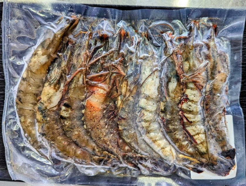 Wild Tiger Prawns Kampot Black Pepper | Marinated Seafood | Shiok BBQ ...
