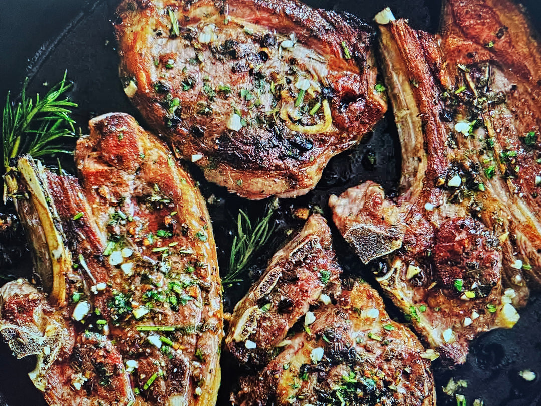 Classic Garlic Rosemary Lamb Rump Chop | Marinated Meat | Shiok BBQ